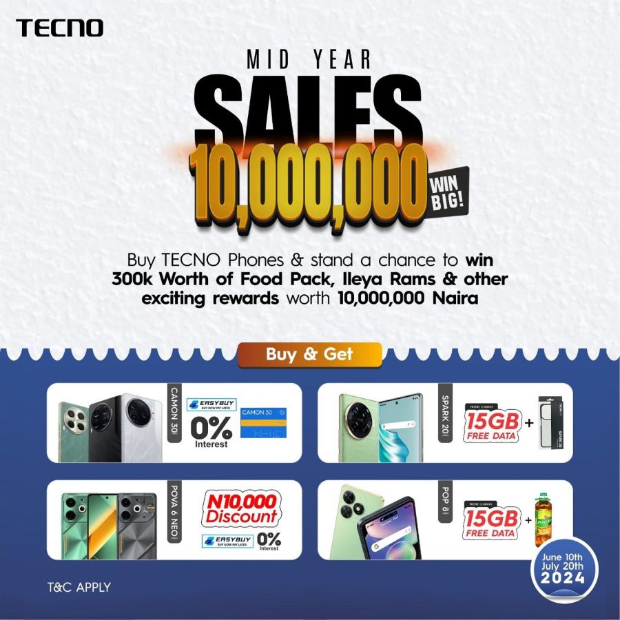 Be the next winner with TECNO's mid-year sales promo - Tech Track Africa